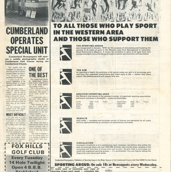 History - Cumberland Golf Club